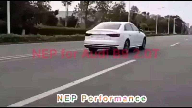 NEP奥迪A4L B9 2.0T 升级NEP高性能阀门排气系统,汽车,车评,好看视频