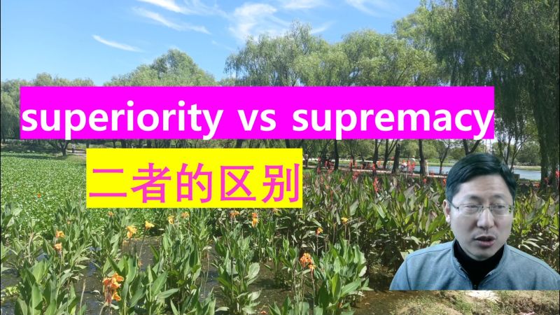 superiority和supremacy的核心区别：一是比较而言，一指所处位置,教育,高等教育,好看视频