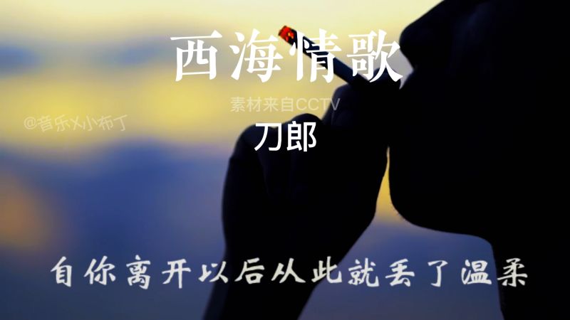 西海情歌 感人爱情故事 音乐 流行音乐 好看视频