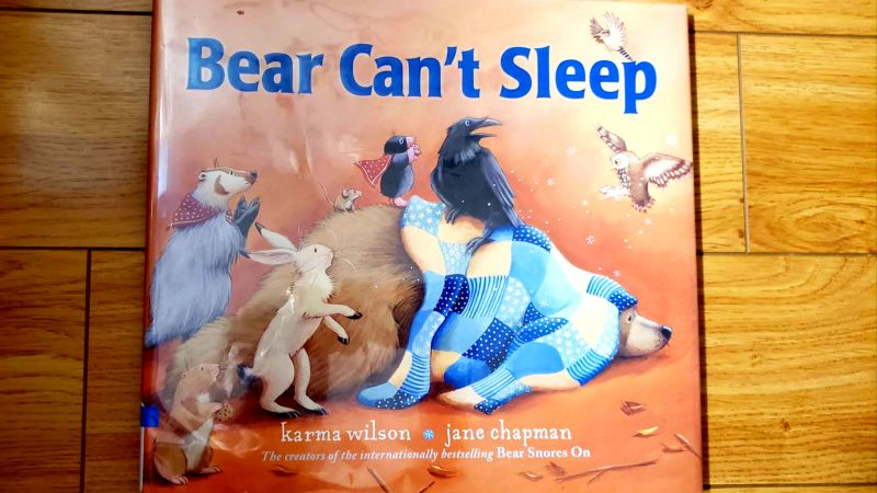 Shelly讲故事 中英双语齐读 儿童睡前故事 Bear Can't Sleep,母婴育儿,家庭教育,好看视频