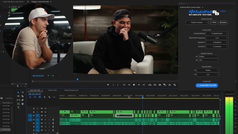 AI剪辑来了，AutoPod AI 47秒完成访谈剪辑!!!,科技,人工智能,好看视频